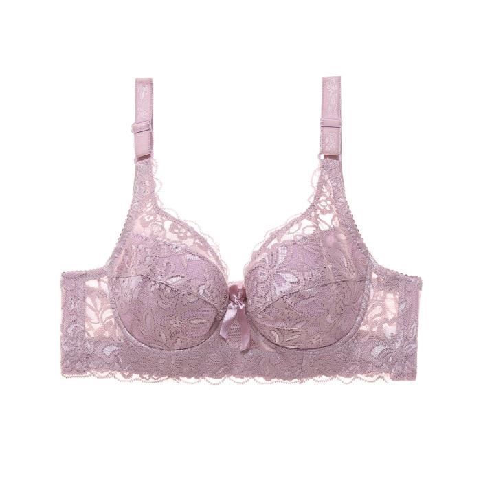 Soutien-gorge,Soutien-gorge brodé en dentelle pour femme,bonnet B,C,D ...