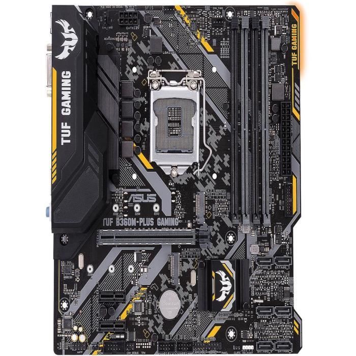 Carte Mère TUF B360M-PLUS GAMING LGA 1151 (300 Series) Intel B360 HDMI SATA 6Gb-s USB 3.1 Micro ...