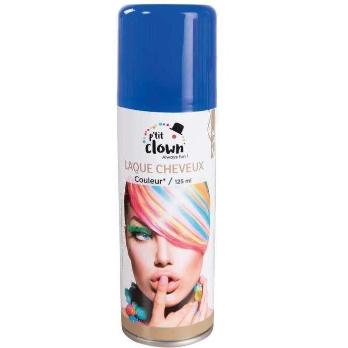 Aérosol laque cheveux bleu, 125ml (x1) REF/72008 - Cdiscount Au quotidien
