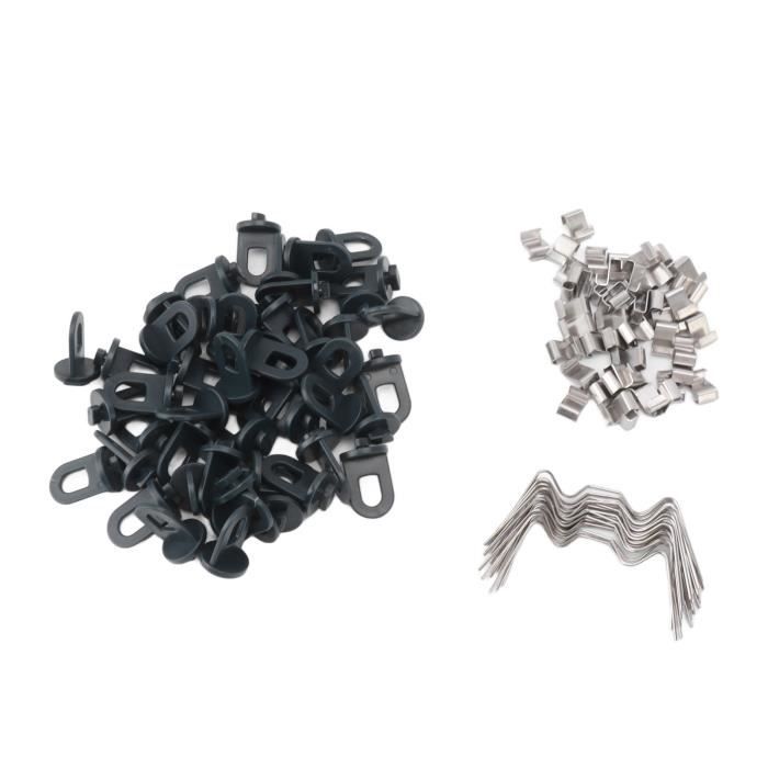 Pwshymi Clips de vitrage pour serre Kit de réparation de fenêtres de ...