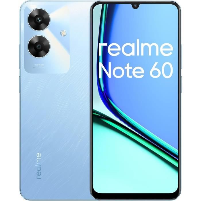 Realme Note 60 Smartphone Android,4G téléphone Portable Double SIM,90 ...