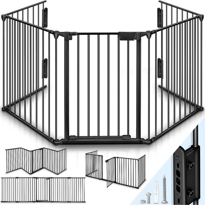 KIDUKU Barrière de sécurité Enfant - Grande Version 300 cm Grille de ...