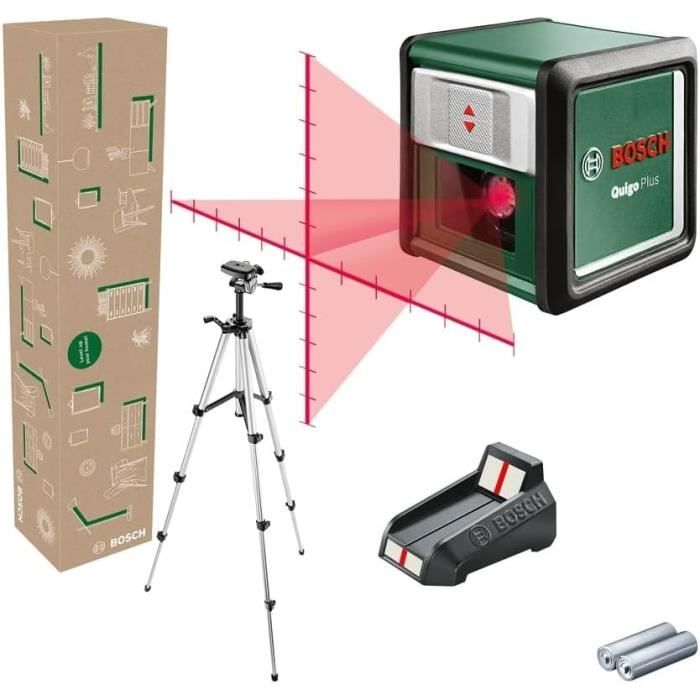 Bosch Home and Garden Laser lignes Quigo Plus avec trépied (alignement ...