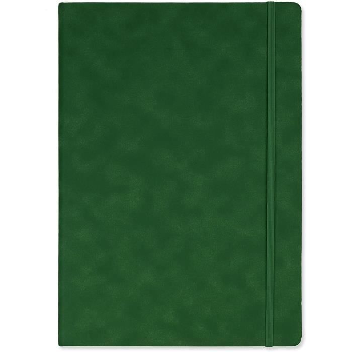 Silvine Carnet de notes A4 à couverture rigide Vert 160 pages lignées ...