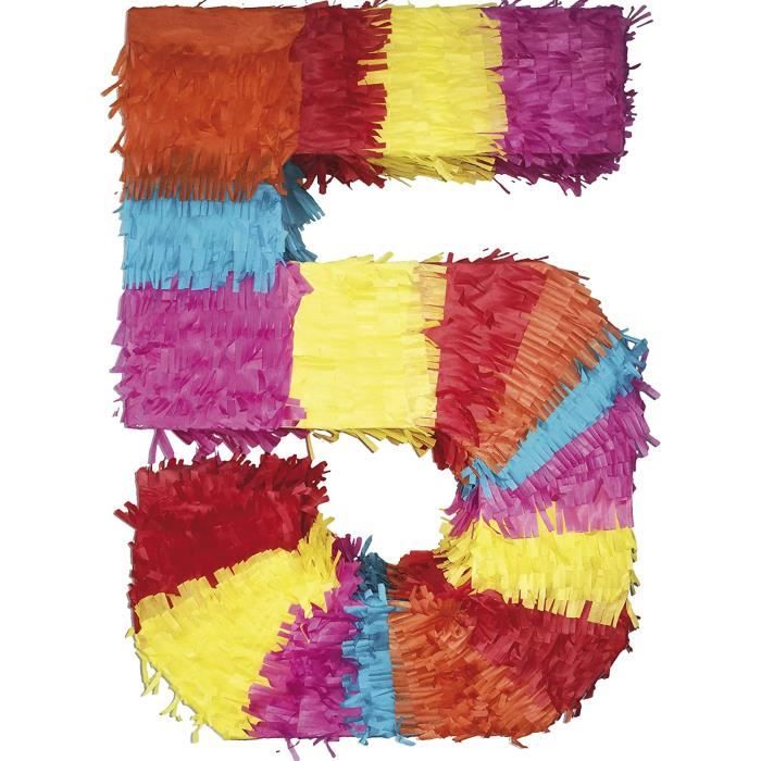 Party Factory Pinata numéros 0-9 Enfants Anniire Beat Pinata 50 x 35 x ...