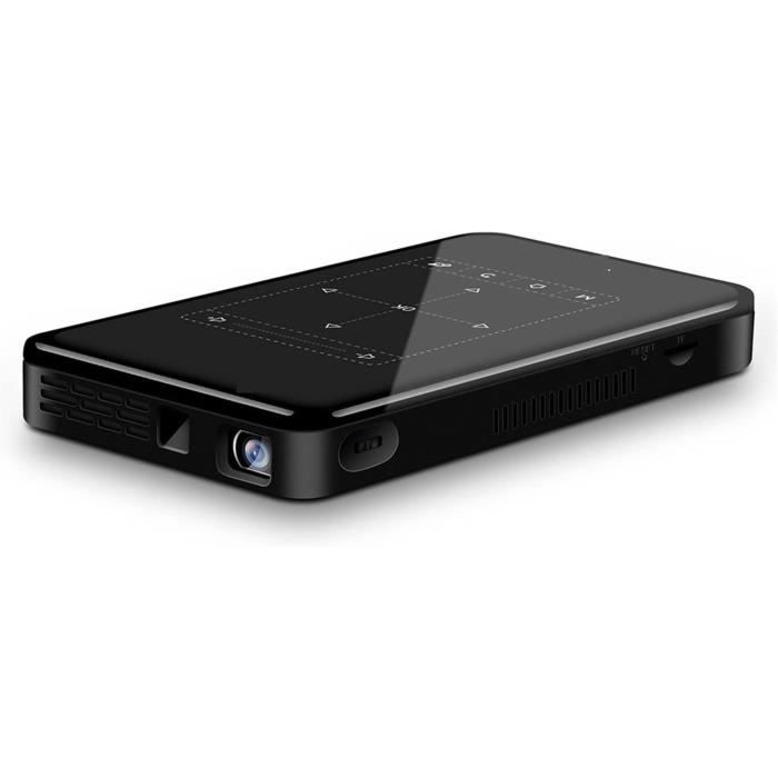 P09-Ii Portable Dlp Mini Projecteur De Poche Android 9.0 2 Go De Ram 32 Go Wifi5 Bt4.2 4K Hd ...
