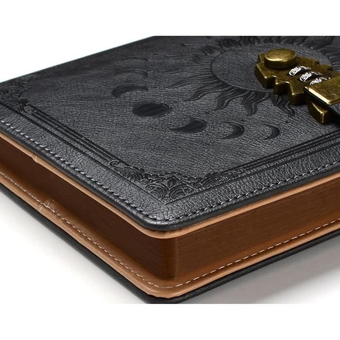 Journal intime avec serrure pour femmes hommes, journal secret pour ...