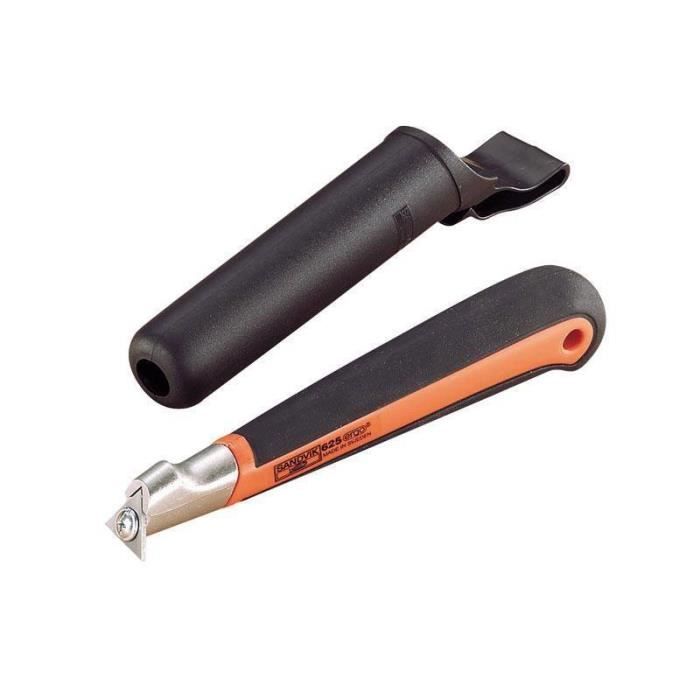Grattoir - BAHCO - 625 - Lame triangulaire 25mm - Manche bi-matière ...
