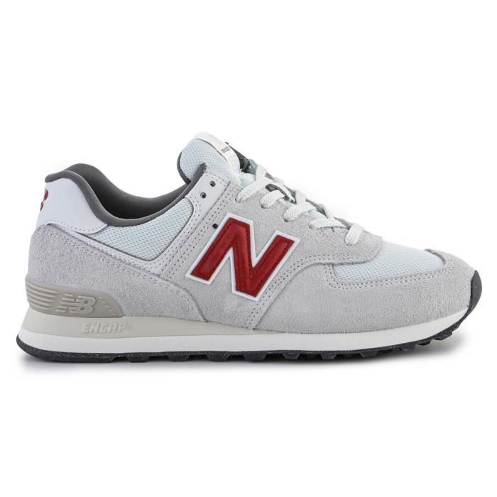 Chaussures Homme - NEW BALANCE - 574 U574SOR - Cuir - Lacets - Gris ...