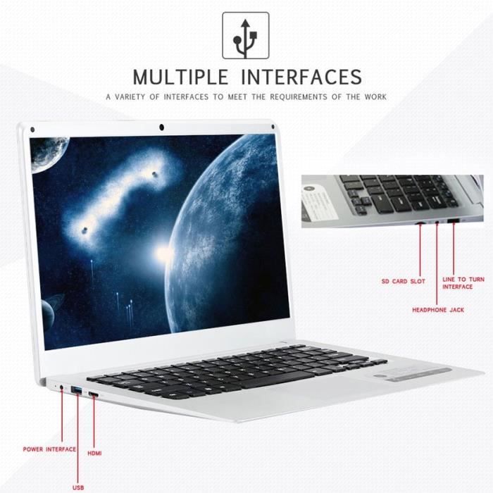 14 pouces Tablette Notebook PC Laptop pour Windows 10 Redstone OS 1080P ...