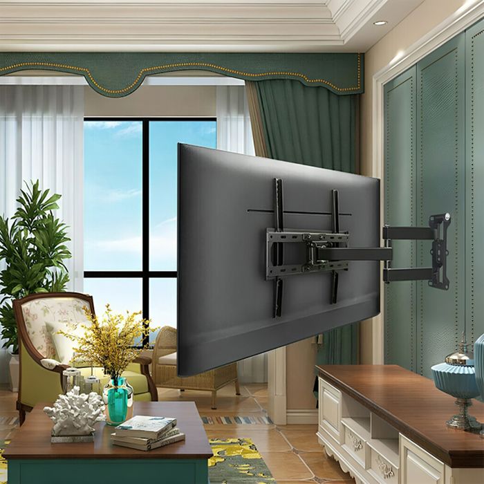 Support Mural TV Orientable et Inclinable avec Bras articulé pour TV ...