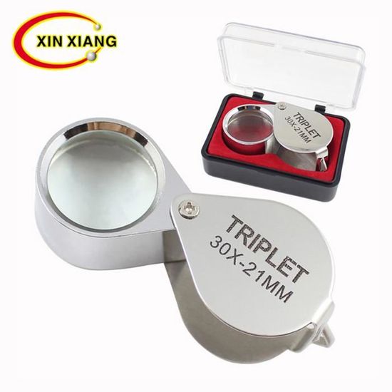 Loupe de bijoutier pliable 30X en métal pour bijoutiers AIHONTAI ...