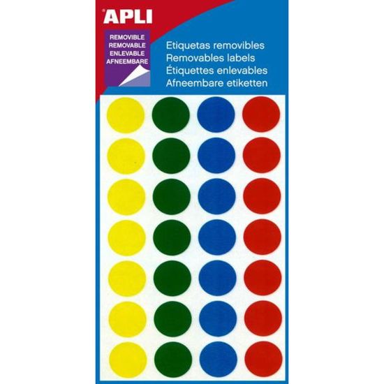 Gommettes Rond Ø15 mm x 112 - Cdiscount Jeux - Jouets