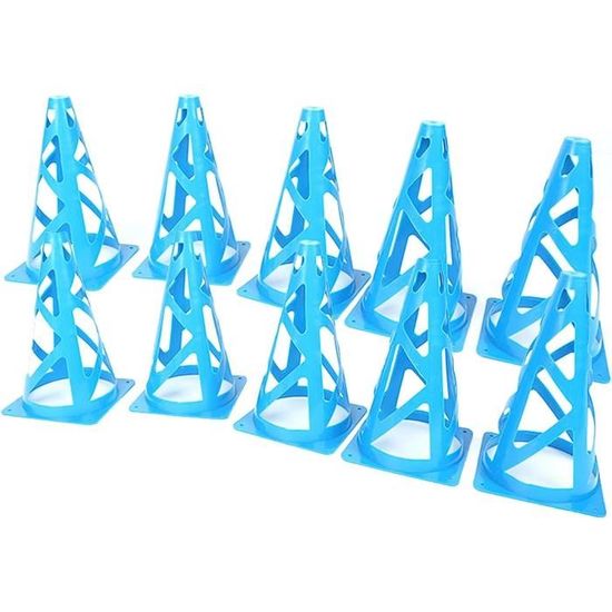 Cônes et pylones 10 Morceaux de Cornets en Plastique pour Enfants, 9 ...
