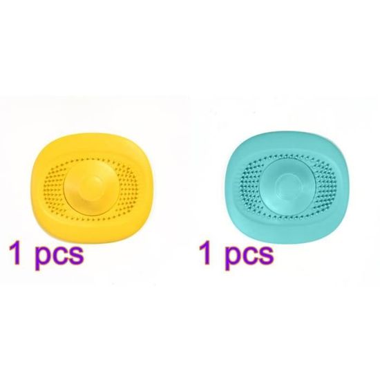 (2 pcs)Filtre de vidange d'évier en Silicone, bouchon déodorant ...