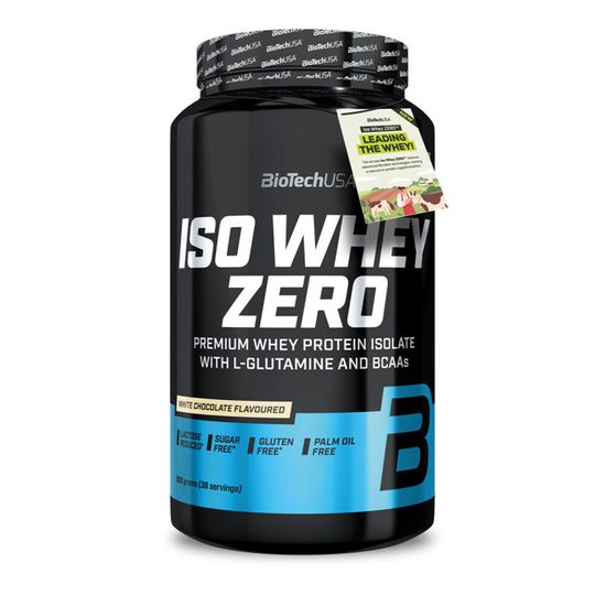 Whey isolate BioTech USA - Iso Whey Zero - White Chocolate 908g ...