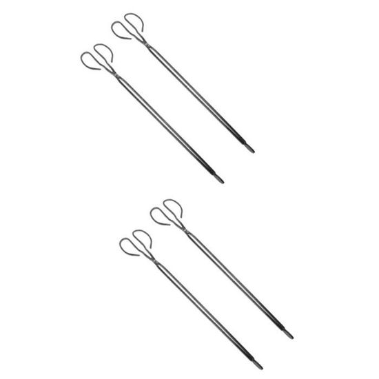 4 PCS Pinces de cheminée étendues Pinique de pique-nique extérieur ...