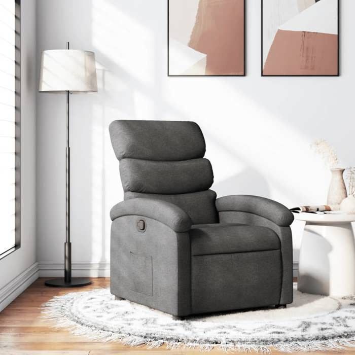 BONNIE®（Gris）Fauteuil releveur - dossier inclinable/135 degrés - gris ...