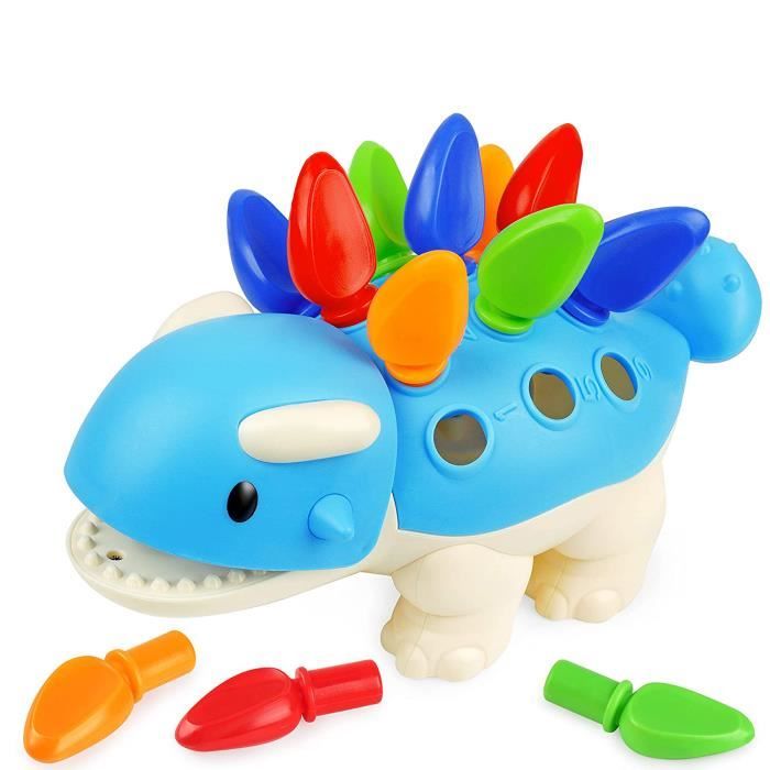 Jeu Dinosaures Sensory Toys - Tri Empilable Dino - Reconnaissance ...