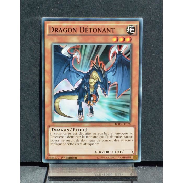 Carte YU-GI-OH BP03-FR028 Dragon Détonant (Exploder Dragon) - Commune ...