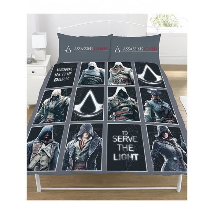 Assassin's Creed Legacy double housse de couette et ensemble taie d ...