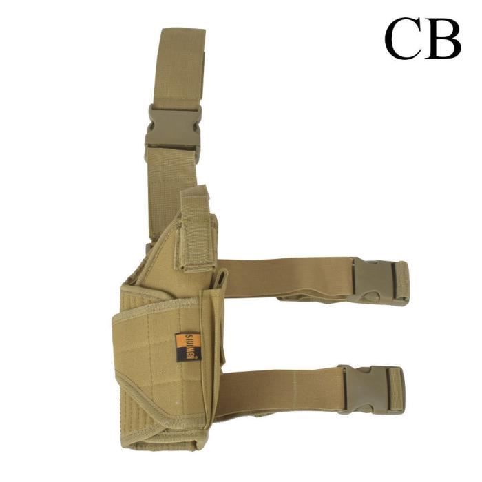 CC - Holster Tactique Ajustable Pour Pistolet Airsoft De Cuisse Droite ...