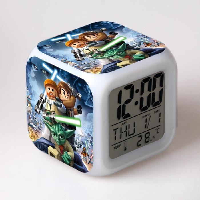 Horloge - Star Wars - Réveil numérique mignon - LED - 80mm - 140g ...