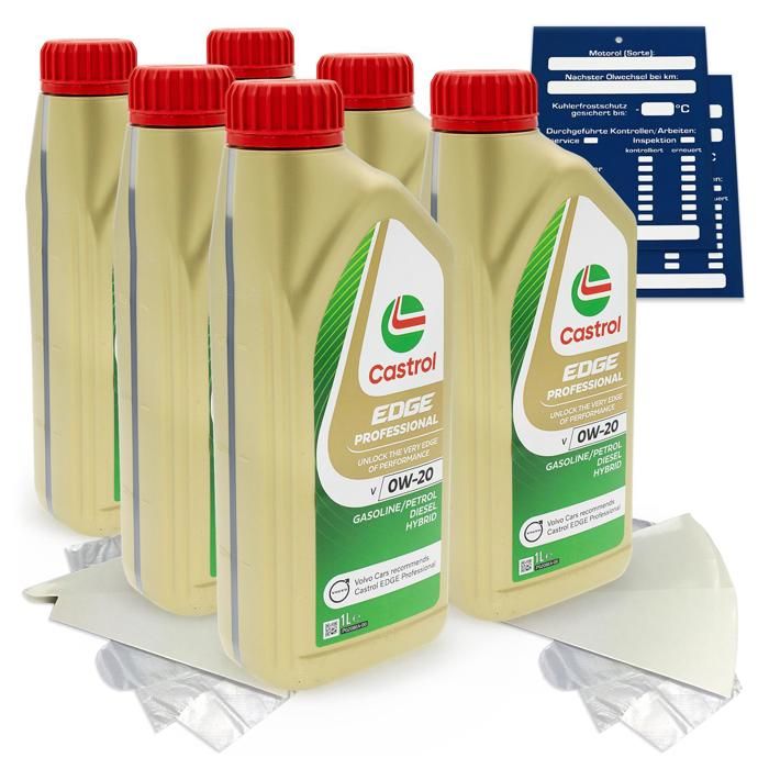 6 Litre Volvo Huile castrol edge Castrol - Cdiscount Auto