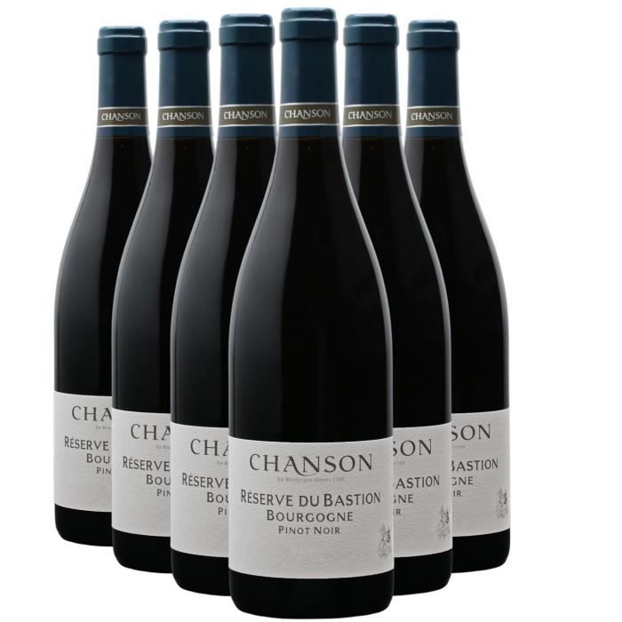 Bourgogne Pinot Noir Réserve du Bastion Rouge 2021 - Lot de 6x75cl ...