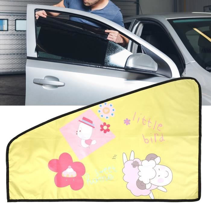 XIL- Store de Fenêtre Rideau de Voiture Pliant Rétractable Magnétique Mouton de Dessin Animé ...