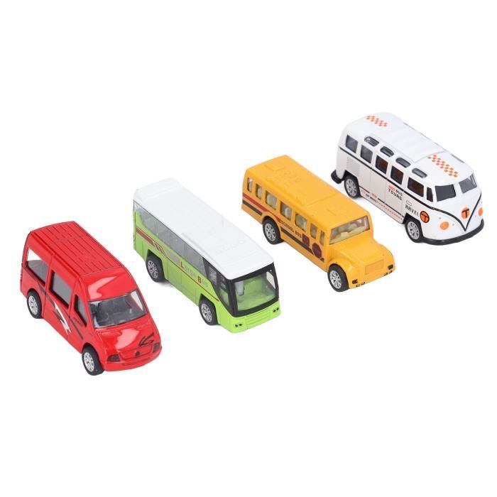 Jouet de bus rétractable SURENHAP - Lumineux et coloré - Lot de 4 ...