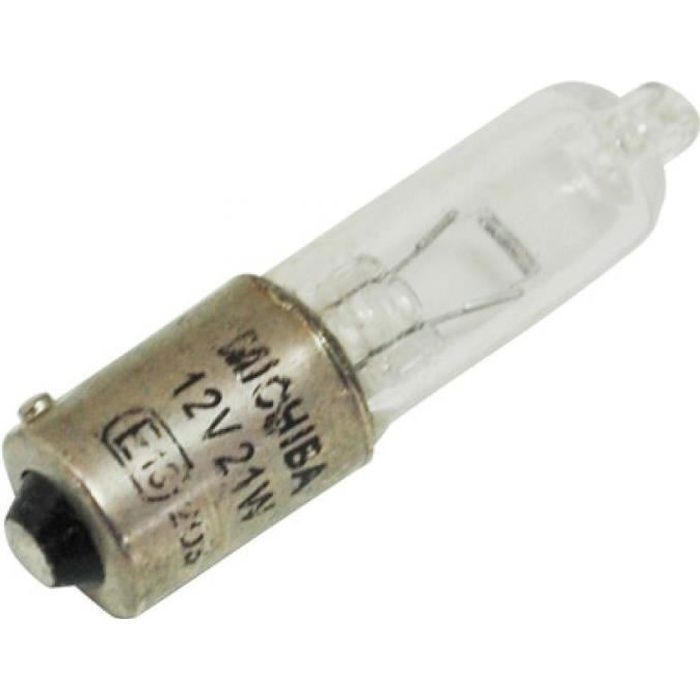 Ampoule clignotant Vicma BAY9S 12V 21W plot décalé verre long moto ...