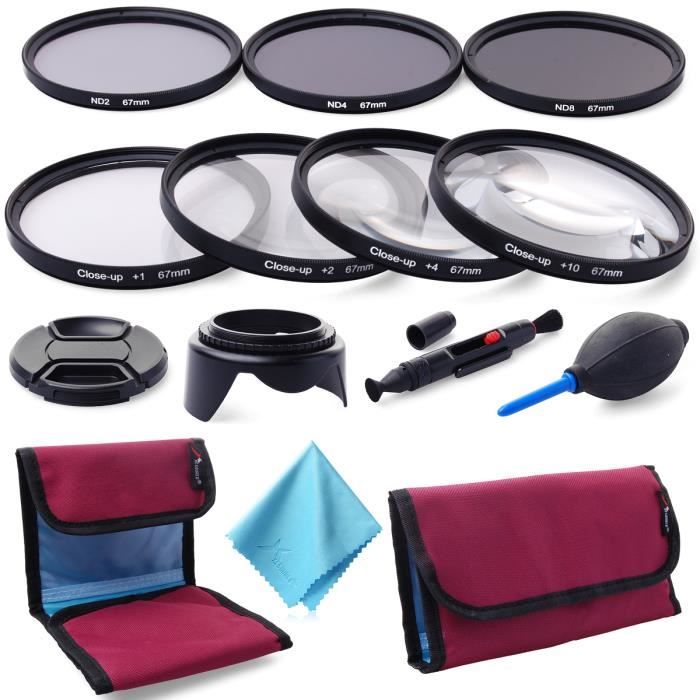 67MM Macro ensemble filtres pour Canon Nikon DSLR - Cdiscount Appareil ...