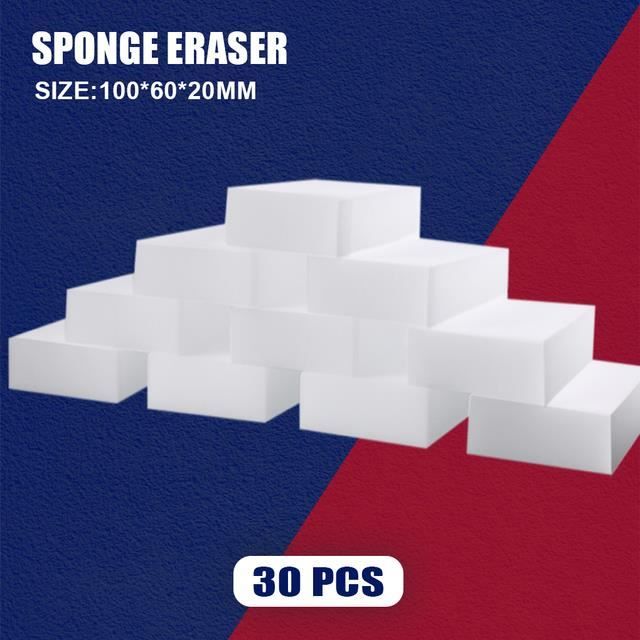 EPONGE - TAMPON A RECURER,30pcs--Effaceur éponge blanche multifonction ...