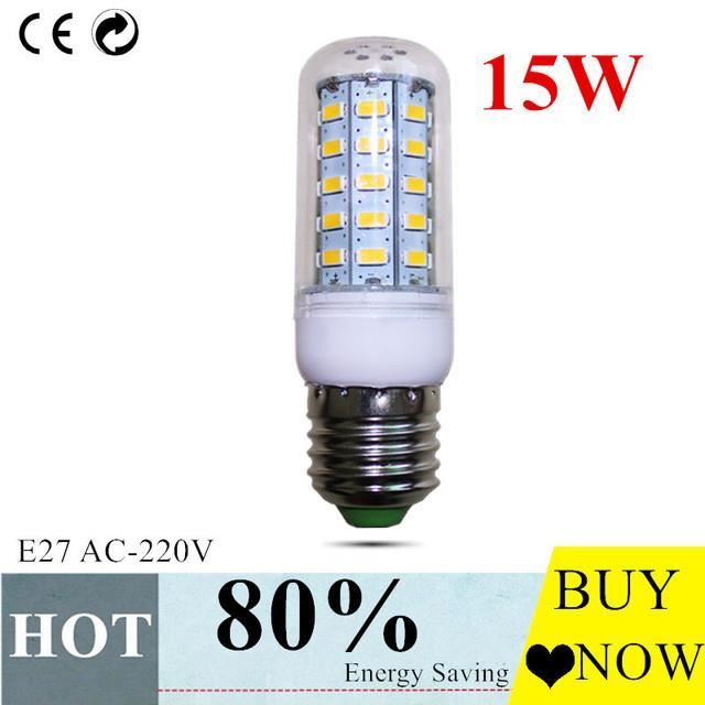 Ampoule,blanc chaud-E14 12W 220V-Pas de--Ampoule de maïs LED E14, lustre, bougie, budgétaire ...