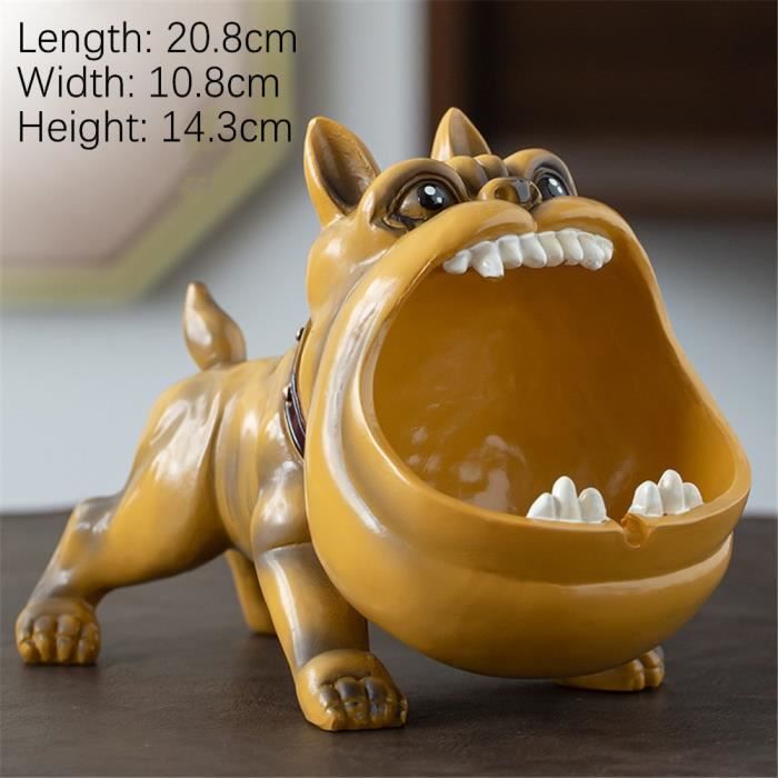 CENDRIER,Bully Yellow--Cendrier en céramique de grande capacité pour ...