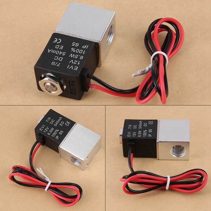 JAR Électrovanne,Electrovanne à 2 voies normalement fermée - Port ...