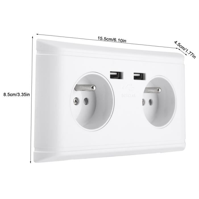 Prise murale USB UE Prise Murale USB Prise Murale USB Pc Blanc ...
