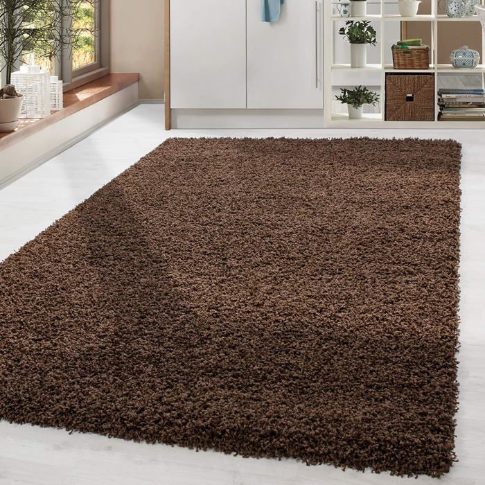 Tapis Salon Moderne Tapis Chambre Adulte Tapis Marron 120X170 Cm ...