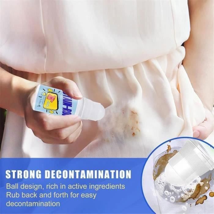 3Pcs Stain Remover Roller-Ball Cleaner, Stain Remover for Clothes, All ...