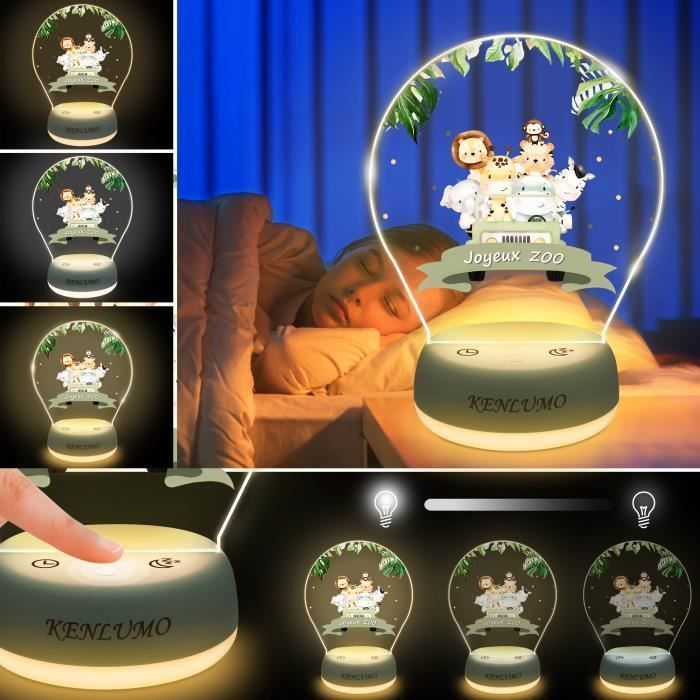 KENLUMO Animal Veilleuse bébé Cadeau Noël enfant Lumière blanche et ...