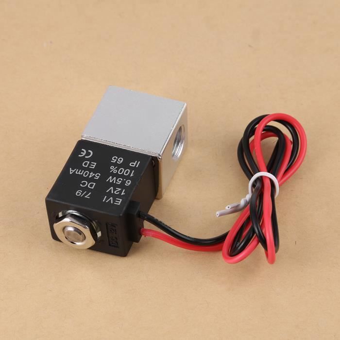 JAR Électrovanne,Electrovanne à 2 voies normalement fermée - Port ...