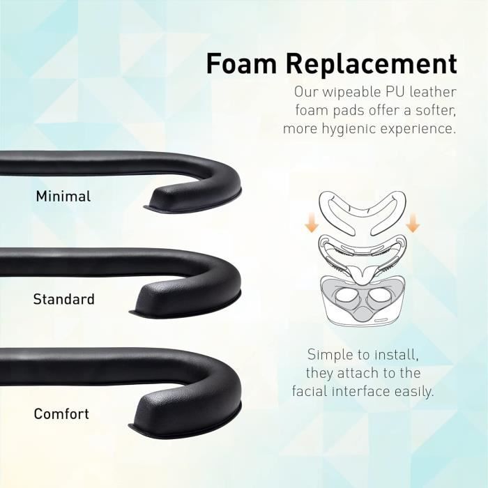 Fitness Facial Interface Bracket & Foam Comfort Replacement With Lens ...