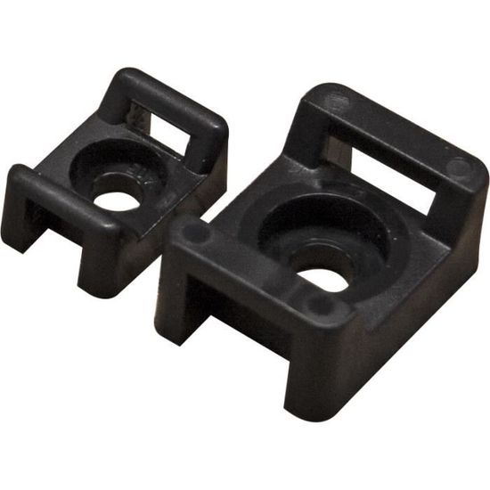 MSI Auto 100x Embase Simple avec Collier de Serrage pour Câbles (9mm ...
