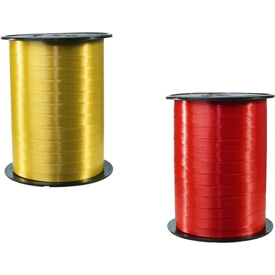 601775Amzc - Un Lot De 2 Bobines De Ruban Bolduc Lisse - 500Mx0,7 Cm ...