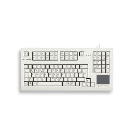 Clavier CHERRY G80-11900 TOUCHBOARD - Gris - USB - Technologie Cherry ...