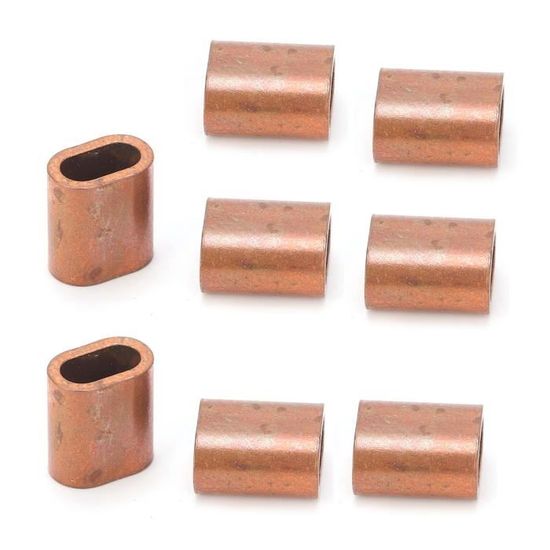 Duokon manchon de fixation de câble métallique 20 pièces manchon de ...