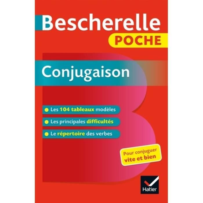 Bescherelle poche Conjugaison - Bescherelle - Outil de conjugaison ...