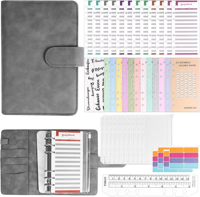 A6 Budget Planner Francais,Carnet Budget Contient 10 Enveloppes Budget ...