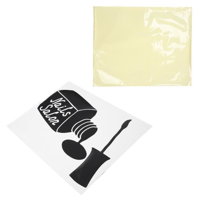 Zerodis Sticker mural pour salon de manucure Autocollant Mural pour ...